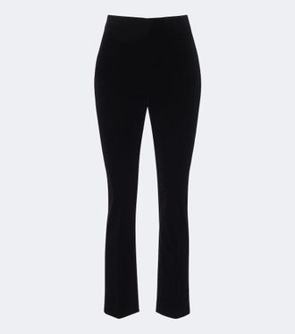 R&oacute;he R&oacute;he Pantalon cigarette en velours de coton