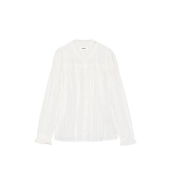 BA&SH Tonia Smocked Ruffled Blouse