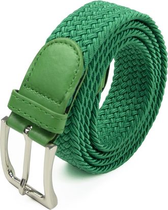 Glamexx24 Elastischer Gürtel für Damen Herren, Unisex Stoffgürtel Geflochtener Stretchgürtel Dehnbarer Gürtel für Jeans Hosen