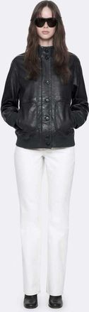AllSaints Memphis Jacke in Marineblau