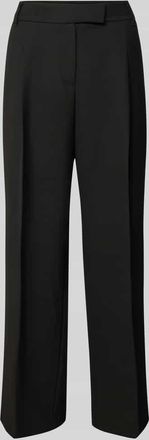 s.Oliver Black Label Relaxed Fit Anzughose aus Viskose-Mix mit B&uuml;gelfalten