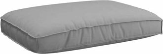 vidaXL Coussin de palette gris 120x80x12 cm en tissu Oxford Vidaxl