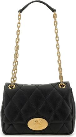 Burberry Femme, Sacs, Noir, Taille: ONE Size Quilted Leather Chain Shoulder Bag
