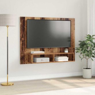 vidaXL Meuble tv mural Bois ancien 120 x 23.5 x 90 cm Vidaxl