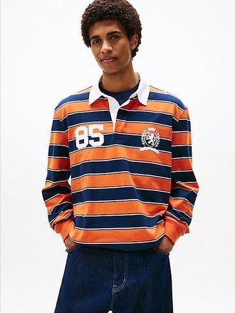 Tommy Hilfiger Polo de rugby décontracté Heritage à rayures