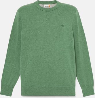 Timberland Williams River Baumwollpullover f&uuml;r Herren in Dunkelgr&uuml;n, Herren, Gr&uuml;n, Gr&ouml;&szlig;e