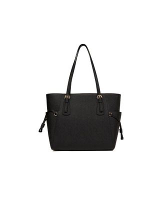 Michael Kors Womens Tote Black Leather Tote-bags