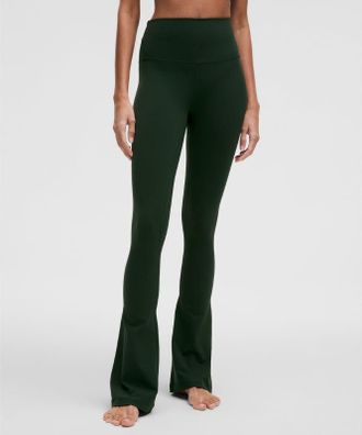 lululemon Legging Align l&eacute;g&egrave;rement &eacute;vas&eacute; taille haute pour Femmes - 71 cm - Vert - Taille 12