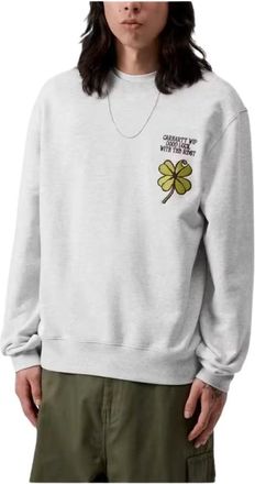 Carhartt Work in Progress Homme, Sweatshirts et sweats &agrave; capuche, Gris, Taille: S Clover SweaT-shirt
