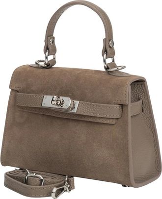 Estro & Luminara Femme, Sacs, Beige, Taille: ONE Size Sac &agrave; main Satchel