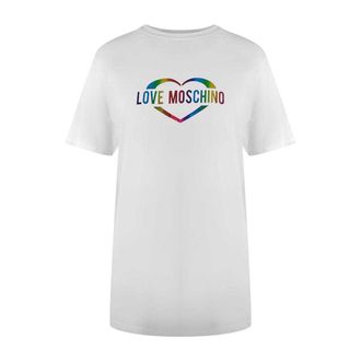 Love Moschino T-Shirt f&uuml;r Damen, Baumwolle (Wei&szlig;)