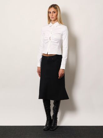 Balenciaga Womens Cotton Shirt White