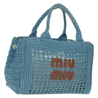 Miu Miu Damen, Pre-Owned, Blau, ONE SIZEGr&ouml;&szlig;e