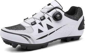Generic Chaussures De Cyclisme De Montagne pour Femmes, Chaussures De Vélo De VTT Chaussures De Vélo DExtérieur Respirantes Compatibles avec Les Crampons SPD,