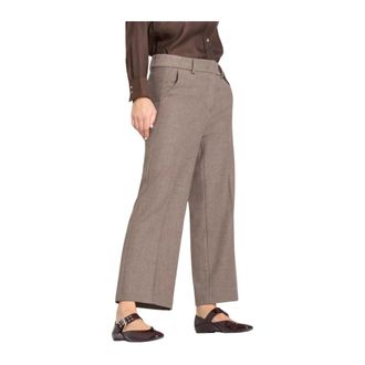 Cambio Pantal&oacute;n culotte con nervio - - Trousers - Damen - Grau - S
