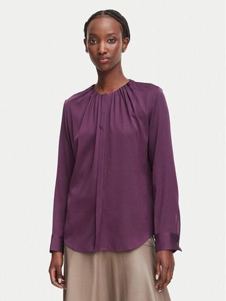 HUGO BOSS Bluse Banorah 50571073 Violett Regular Fit