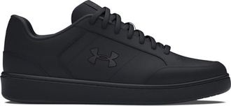 Under Armour Official Hommes, chaussures de sport en cuir pour hommes, chaussures cuir modernes et confortables, Black / Black / Black, 41