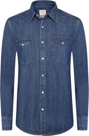 Levi's Jeanshemd Barstow mit Druckknopfleiste und aufgesetzten Brusttaschen in