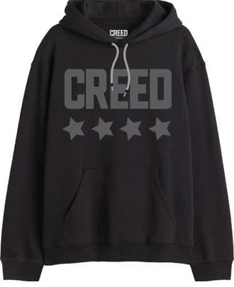 Cotton Division Creed « Five Stars Creed » MECREEDSW004 Sweat Homme, Noir, Taille L