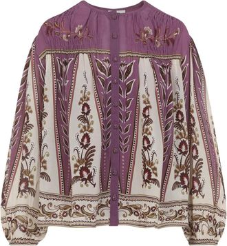 Farm Rio Farm Rio, Femme, Blouses et Chemises, Multicolore, Taille: 38 FR Ainika Delicate