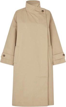 Lollys Laundry Femme, Manteaux, Beige, Taille: 36 FR Manteau crois&eacute;