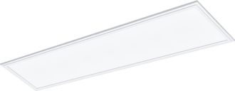 Eglo LED Einbauleuchte Salobrena 1, Deckenlampe, Wohnzimmerlampe, LED Deckenleuchte aus Aluminium, Kunststoff, B&uuml;rolampe in Wei&szlig;, Einbaulampe, Flurlampe De