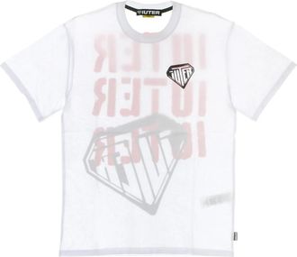 Iuter Iuter, Homme, Tops, Blanc, Taille: XL Stencil Tee