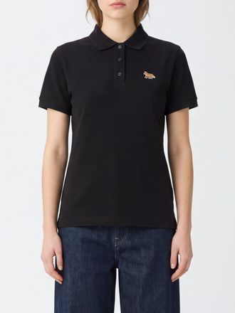 Maison Kitsun&eacute; Poloshirt aus Bio-Baumwolle mit Chillax Fox Logo-Patch