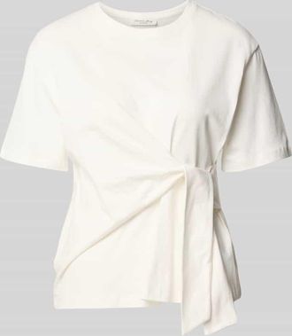 Christian Berg T-Shirt mit Knoten-Detail und Rundhalsausschnitt