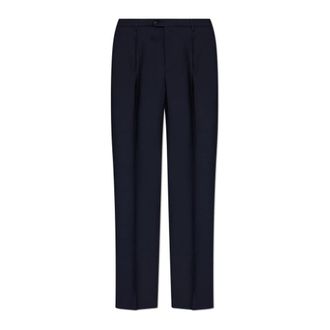 Etro Wollhose mit Bundfalten - - Trousers - Herren - Blau - XL