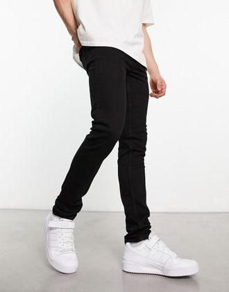 Dr. Denim Chase - Jeans mit engem Schnitt in Schwarz