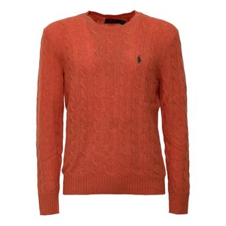 Polo Ralph Lauren Rundhals-Strickware - - Knitwear - Herren - Orange - M