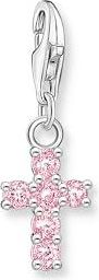 Thomas Sabo Charm Club 2032-051-9 Pendentif en forme de croix en argent 925 recycl&eacute;