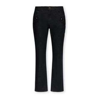 Elena Miro Jeans mit Stickerei - - Jeans - Damen - Blau - 4XL