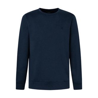 Hackett Double Knit Rundhals-Sweatshirt - - Knitwear - Herren - Blau - M