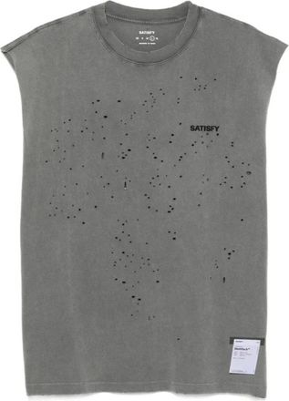 SATISFY Satisfy, Homme, Tops, Gris, Taille: XL Hauts sans manches