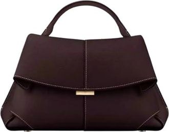 Generic Compatible avec le sac &agrave; main for femme cuir froiss&eacute; et design inclin&eacute;(02-colour)