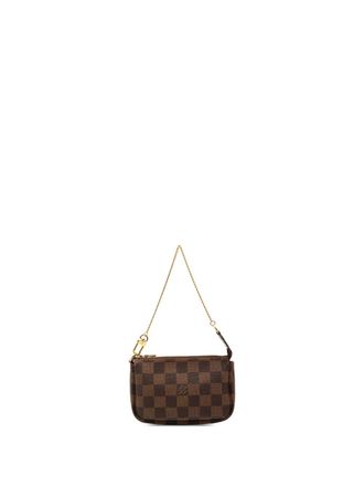 Louis Vuitton 2011 mini Damier Ebene Pochette Accessoires Handtasche - Braun
