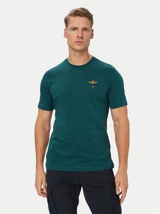 Aeronautica Aeronautica Militare T-Shirt 262TS1580UJ00372 Dunkelgr&uuml;n Regular Fit