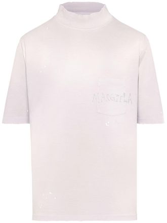 Maison Margiela t-shirt Handwritten en coton - Violet
