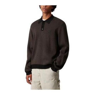 Carhartt Work in Progress L/S Lowis Polo - - Tops - Herren - Braun - S