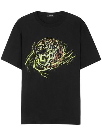 Versace t-shirt Medusa Punk - Noir
