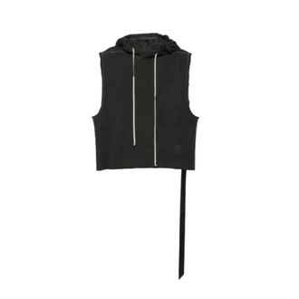 Rick Owens Kapuzen-Tunika-Sweatshirt - - Sweatshirts & Hoodies - Herren - Schwarzk - L