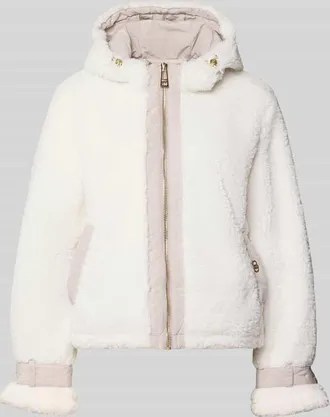 Liu Jo Regular Fit Jacke aus Teddyfell Modell Giaccone