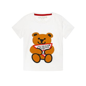 Guess T-Shirt N0BI22 I3Z00 Wei&szlig; Regular Fit