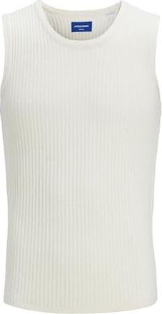 Jack & Jones Knit Tank Top Jormarrakech D&eacute;bardeur en Tricot, Cr&egrave;me, S Homme