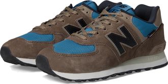 New Balance Herren 574 V2 Season Sneakers, Dark Mushroom/Terrarium/Black, 41.5 EU