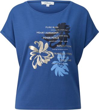 s.Oliver T-Shirt aus Viskosemix im Relaxed Fit