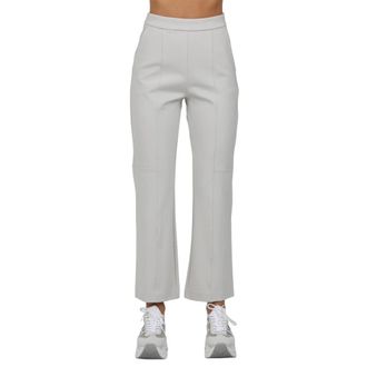 Max Mara Milano Jersey Hose - - Trousers - Damen - Wei&szlig; - S