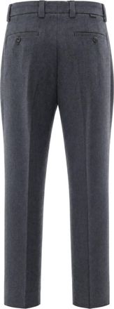 Paolo Pecora Stretch Melange Trousers - Gray